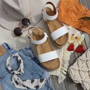 Shoes | Cape Cod White Espadrille Sandal | Poshmark